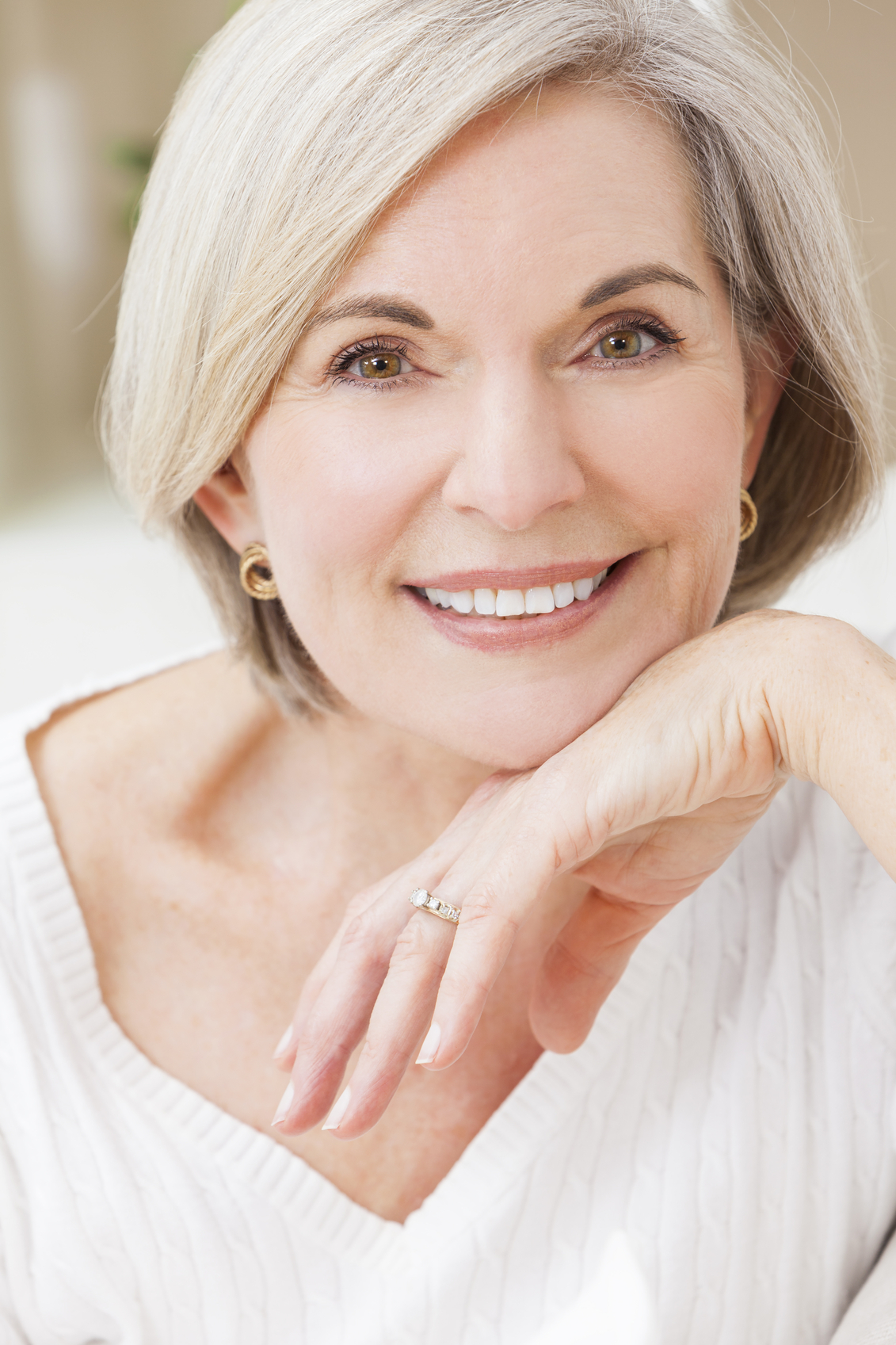 Portrait Of Attractive Senior Woman Enclave Dental Preetha Thomas